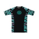 SIG SAUER RASH GUARD - CHARCOAL AND GREEN